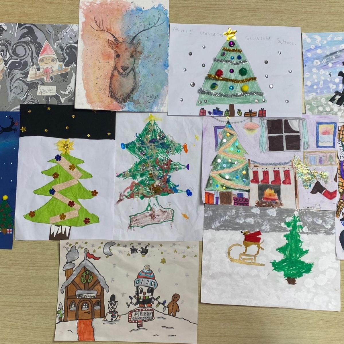 Stowford School - Christmas Art Competition